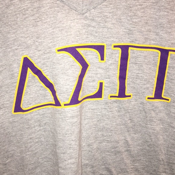 Tops | Delta Epsilon Pi Letter Tshirt | Poshmark